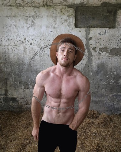 Buff Ranch Hand in the Hay Barn | eBay