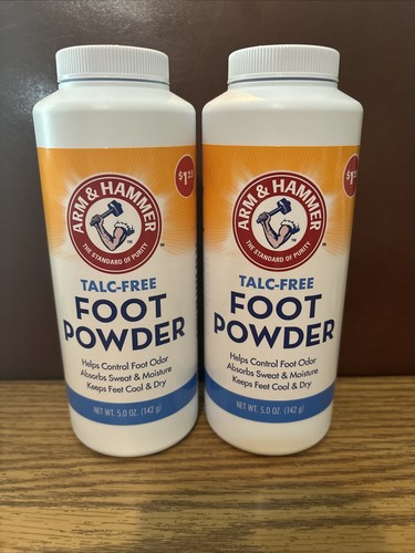 2 Foot Powder Odor Control Eliminator Talc-Free Cools Shoe Deodorizer ...