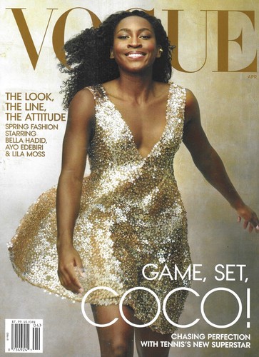 Vogue Magazine Coco Gauff Spring Fashion Bella Hadid Lila Moss Ayo ...