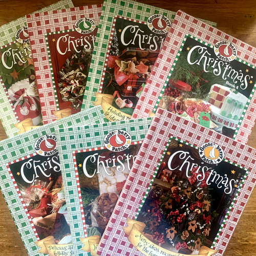 Gooseberry Patch Christmas Books Lot Books 1-7 Craft Recipes EUC ...