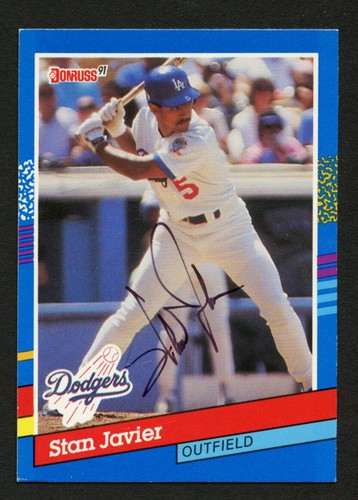 Stan Javier #239 signed autograph auto 1991 Donruss Baseball Trading ...