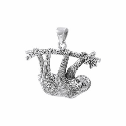 Sloth 925 Sterling Silver Pendant Fine Animal Totem Spirit Jewelry | eBay