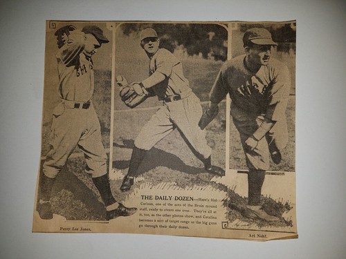Hal Carlson Percy Lee Jones Art Nehf 1929 Cubs Collage Picture | eBay