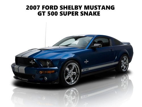2007 Ford Shelby Mustang GT-500 Super Snake Metal Sign: 12 x 16" & Free ...