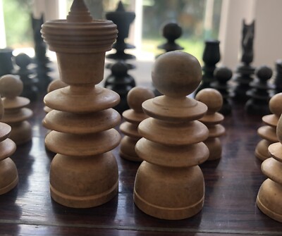 Antique Chess Set for sale | eBay