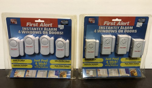 First Alert Security Alarm System For Doors Windows Cabinets Cupboards ...