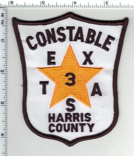 Harris County Constable (Texas) 3rd Issue Precinct 3 Shoulder Patch | eBay