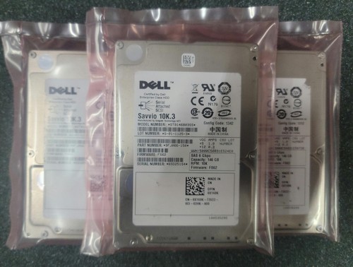 X160K ST9146803SS (lot of 3) Dell 146GB 10K RPM 6Gb/s 2.5" SAS HDD Hard ...