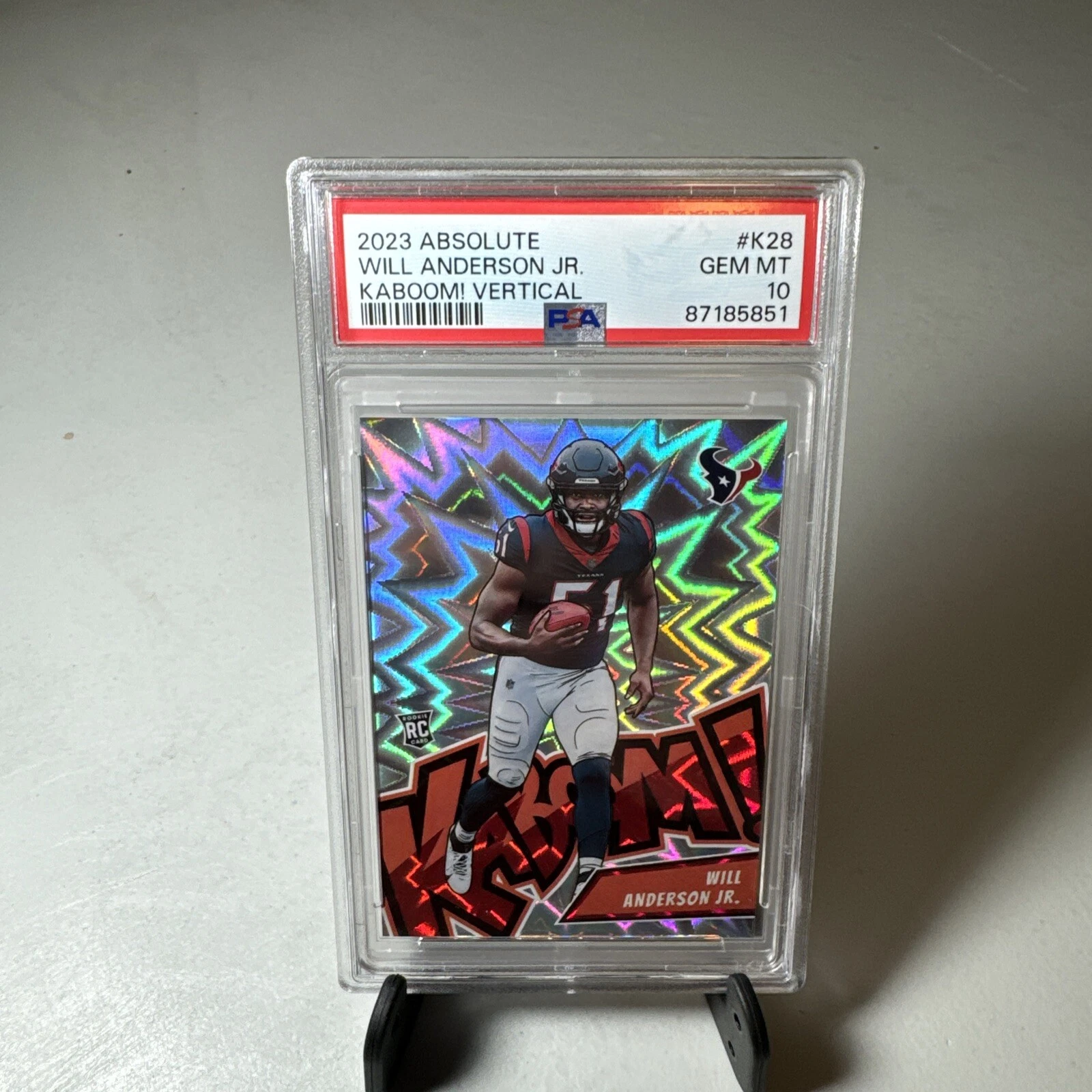 Will Anderson Jr. 2023 Absolute #K28 Kaboom! (Vertical) Price Guide ...