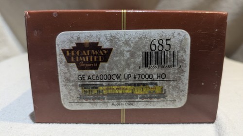 BLI Broadway Limited 685 HO scale AC6000CW, w/ QSI Quantum | eBay