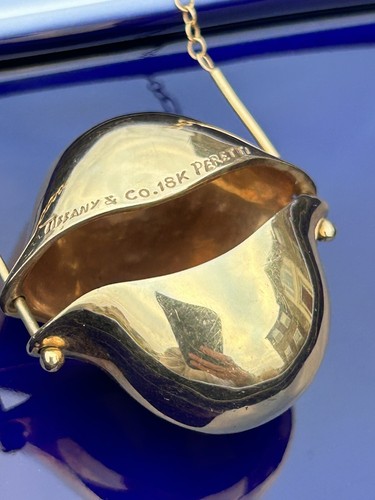 Tiffany & Co 18K Elsa Peretti Inro Bottle Toggle Pendant Necklace 29 In ...