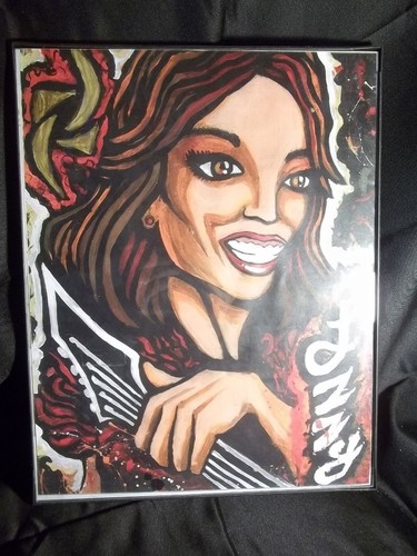 FRAMED CARTOON PRINT 11X14 "HALESTORM" LIZZY HALE VERY COOL! | eBay