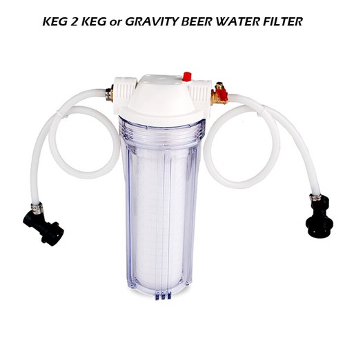 Keg to Keg Beer Filter System 1 Micron Absolute Rate Home Brew Water ...