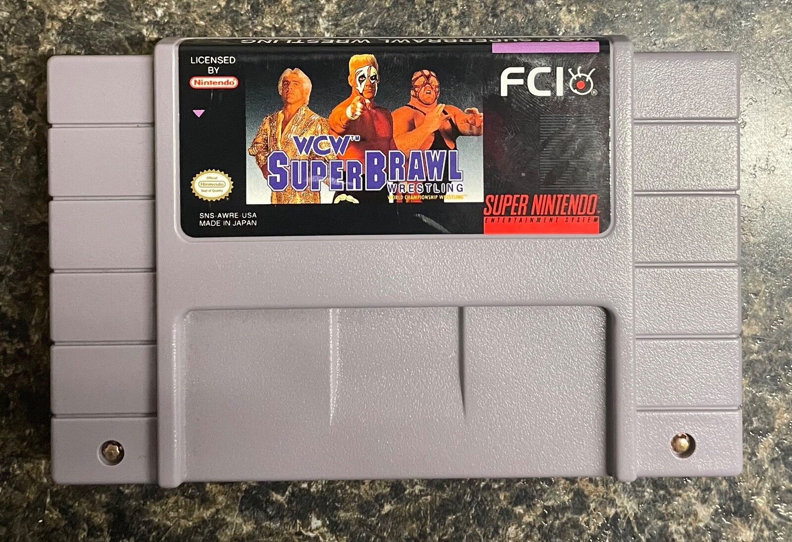 WCW Super Brawl Wrestling Value - GoCollect (super-nintendo-wcw-super ...