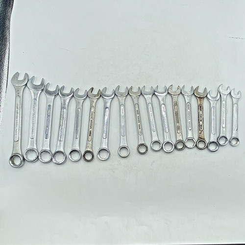 VINTAGE Lot Of 17 Combination Wrenches Metric Assorted Manufacturers Drop Forged | eBay