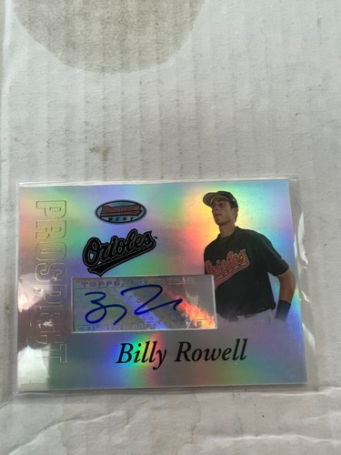 Billy Rowell 2007 Bowman's Best Autograph #BBP48 NrMt | eBay