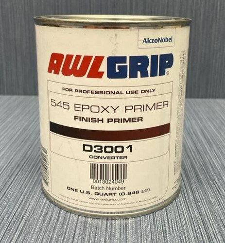 AWLGRIP 545 Epoxy Primer Finish Primer D3001 Converter 1 Quart | eBay