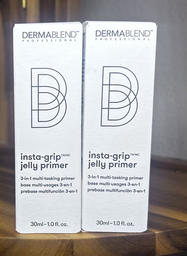 Dermablend Insta-Grip Jelly 3-In-1 Multi Tasking Primer 1 Ounce- Lot Of ...