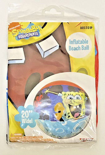 SpongeBob SquarePants Inflatable 20 Inch Beach Ball | eBay