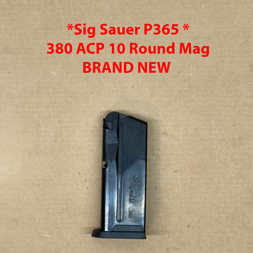 NEW Sig Sauer P365 Micro Compact .380 ACP 10-Round Magazine OEM Flush ...