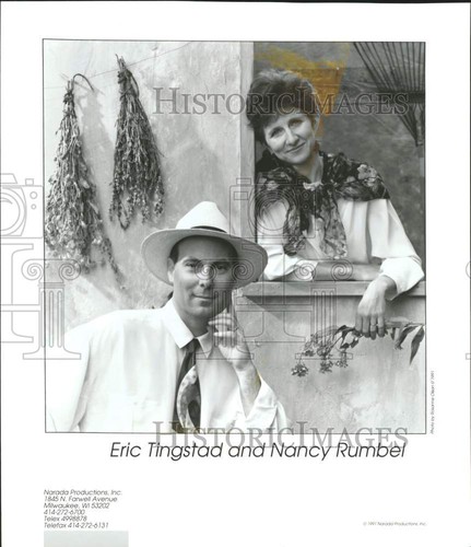 1991 Press Photo Eric Tingstad and Nancy Rumbel, Musicians - lrq06562 ...