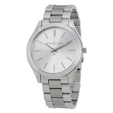 Michael Kors Slim Runway Stainless Steel Case 5 ATM Wristwatches for ...