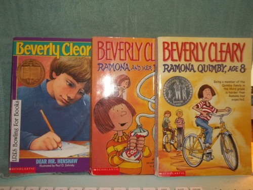 Lot 375 - lot of 3 Beverly Cleary pb books - 2 Ramona & 1 Dear Mr ...
