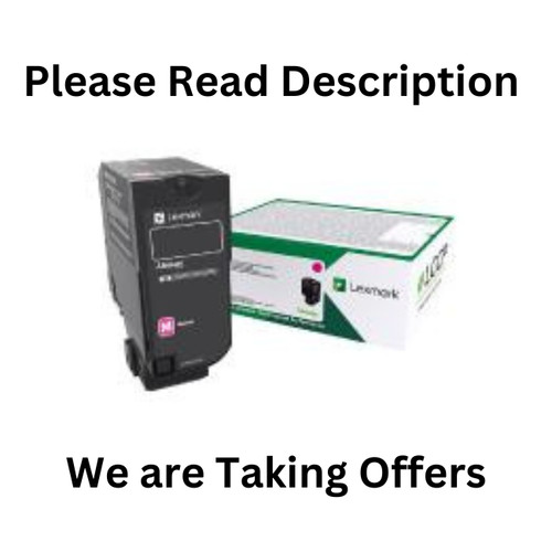 Lexmark CX735 Magenta Return Program 16.2K Toner Cartridge (81C1XM0) | eBay