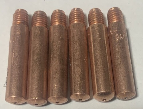 6 Pc MIG 14H52 .052" Welding Contact Tips HD for Tweco & Lincoln 200 ...