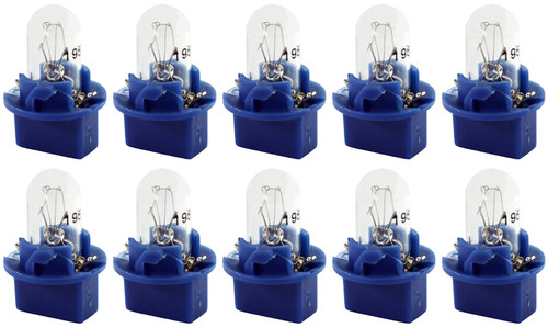 Box of 10 PC195 Lamp Bulb Auto Lightbulb Instrument Illumination WITH ...