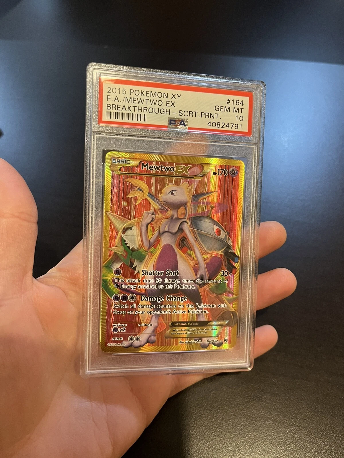 Mewtwo EX 2015 XY: BREAKthrough #164/162 Holo (Secret) PSA 10 Price Guide - Sports Card Investor