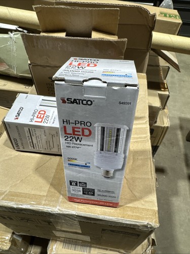 Satco S49391 - 22 Watt LED HID Replacement - 5000K - Type B; Ballast ...