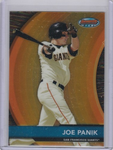 2012 BOWMAN'S BEST #BBP21 JOE PANIK ROOKIE CARD RC, SAN FRANCISCO ...