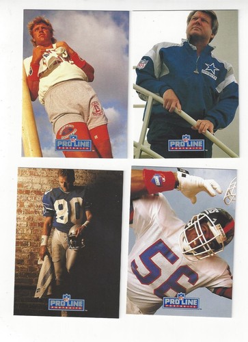 1991 PROLINE FOOTBALL COMPLETE SET #1-300 NM/MT with 7 card wives set ...