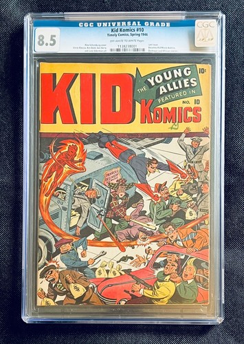 Kid Komics #10 CGC 8.5 1945 ** High Grade Golden Age Alex Schomburg ...