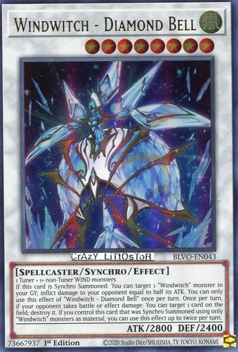 YU-GI-OH WINDWITCH - DIAMOND BELL 1ST ED ULTRA RARE MINT BLVO-EN043 | eBay