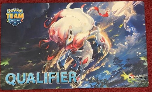 Hisuian Zoroark Vstar Qualifier Team Challenge Playmat Pokemon TCG Mat ...