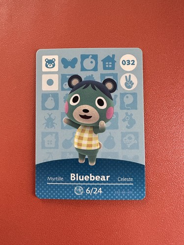 Bluebear #032 - Nintendo Amiibo Card - Animal Crossing New Horizons ...