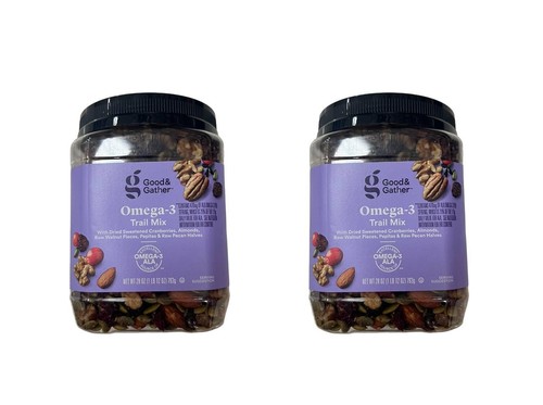 Good & Gather Omega -3 Trail Mix Snack Food 28 Ounce ( Pack of 2) | eBay
