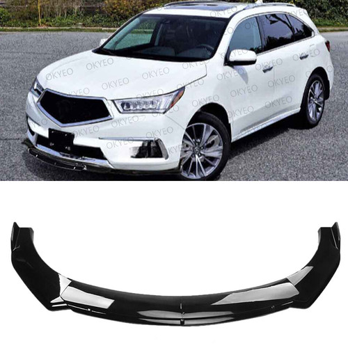 For Acura MDX Black Front Bumper Lip Part Accessories Splitter Spoiler ...