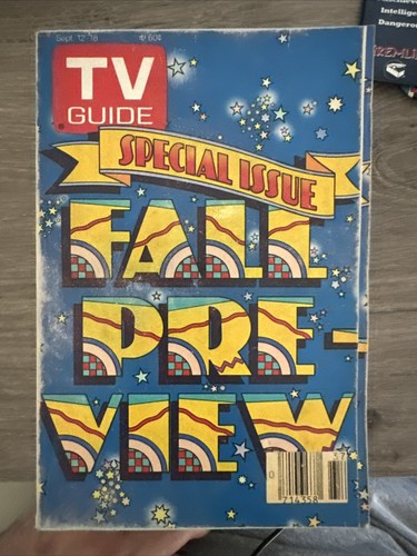 1989 Sept Original TV GUIDE Special Issue FALL PRE-VIEW West Wash St ...