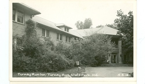 TURKEY RUN STATE PARK,INDIANA-TURKEY RUN INN-#4-B-18-RPPC-(IN-MISC) | eBay