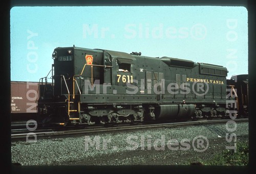 Duplicate Slide PRR Pennsylvania RR Clean Paint SD9 7611 Enola PA 1965 ...