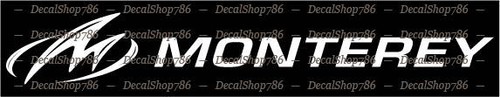 Monterey Boats - Outdoor Sports - Vinyl Die-Cut Peel N' Stick Decals ...