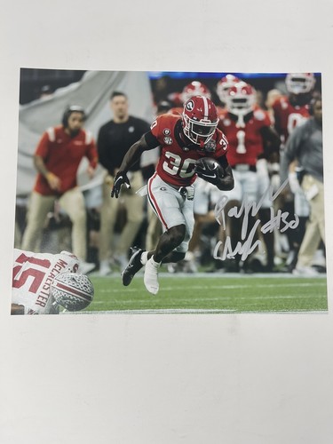 Daijun Edwards Autographed Georgia Bulldogs 8x10 Photo Go Dawgs Ohio ...