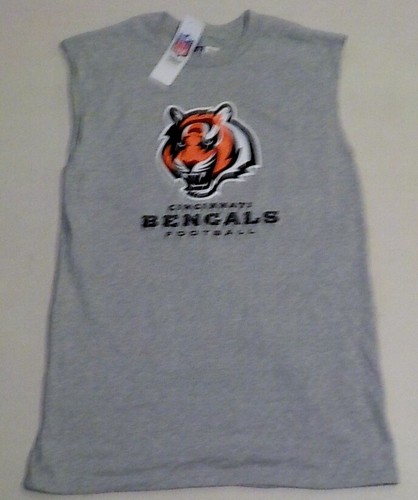 CINCINATTI BENGALS NFL TEAM APPAREL MUSCLE T SHIRT TANK TOP MENS L XL ...