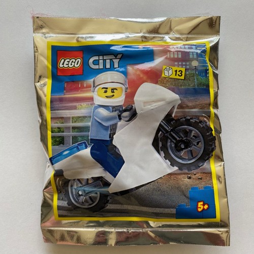 LEGO City Policeman and Motorcycle Foil Pack Set 952103 Minifigure ...