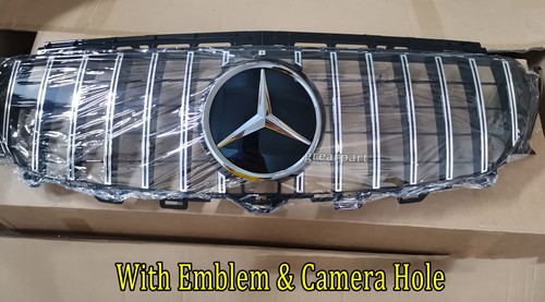 For Mercedes Benz W213 S213 E300 E400 Grill 2016-2020 Grille W/CAMERA ...