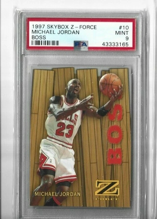 Michael Jordan 1997 SkyBox Z-Force #10B Boss Price Guide - Sports Card ...