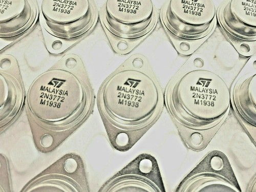 10 Pieces | 2N3772 NPN Planar Silicon Transistor 60V 20A 150W New ...